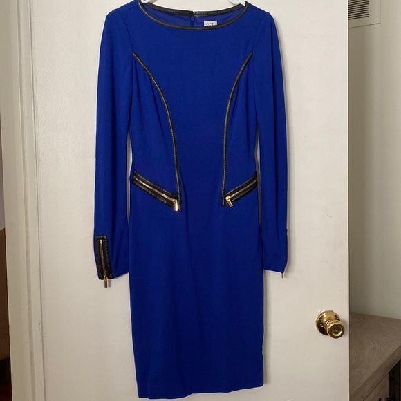 Cache | Dresses | Cach Electric Blue Dress | Poshmark